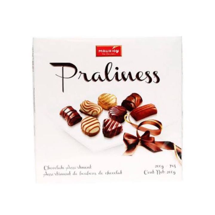 New arrival >> mauxion chocolate praliness chocolate 200g.ช็อกโกแลตรวม ...