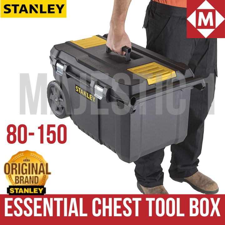 Stanley Tool box with Wheels Essential Chest with Wheels 80-150 | Lazada PH