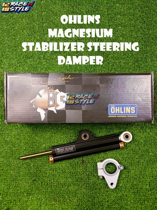 OHLINS MAGNESIUM STABILIZER STEERING DAMPER MIO / WAVE / RAIDER / CLICK ...