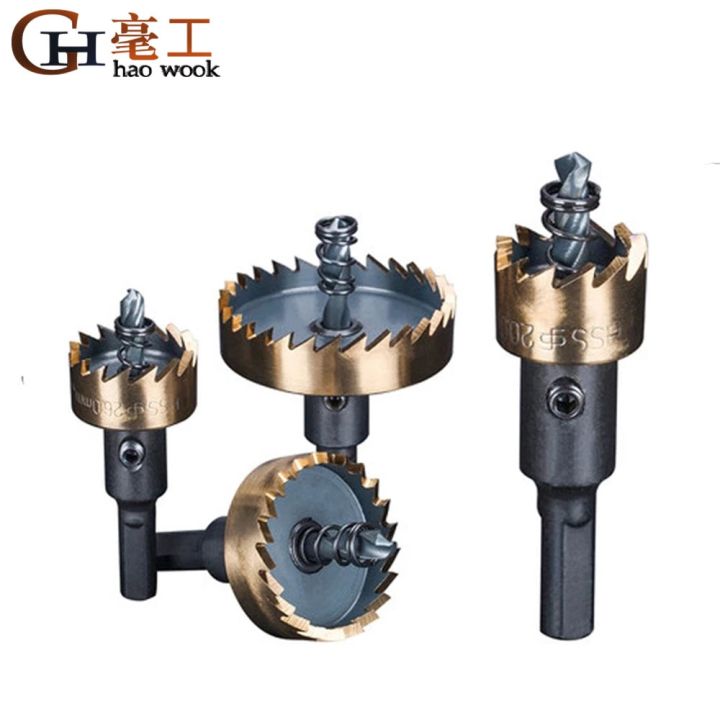Drill Bit Set Holesaw Carbide Tip Hss Hole Saw Cutter Drilling Kit Hand ...