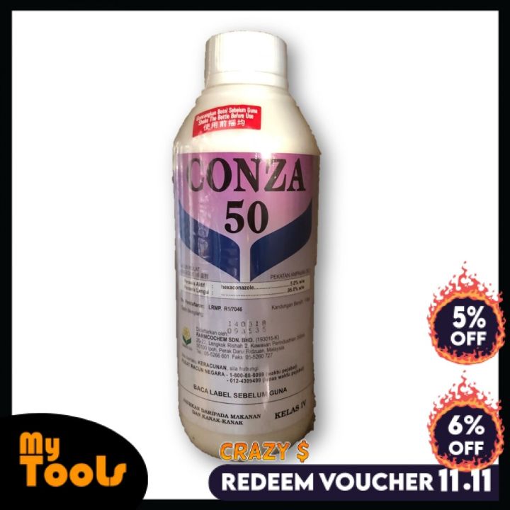 1 Liter Farmcochem Conza 50 Fungicide Class 4 Racun Kulat | Lazada