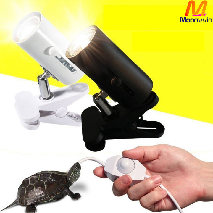 [Wondering]UVB + UVA Reptile Lamp Kit with Clip-on Ceramic Light Holder ...