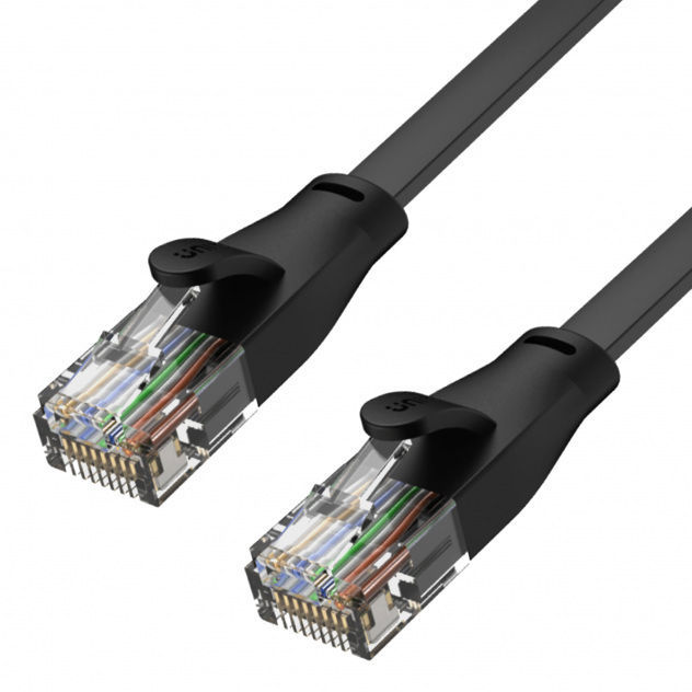 UNITEK Cat 6 UTP RJ45 Flat Ethernet Cable (C1809GBK/C1810GBK/C1811GBK/C1813GBK/C1815GBK) | Lazada PH