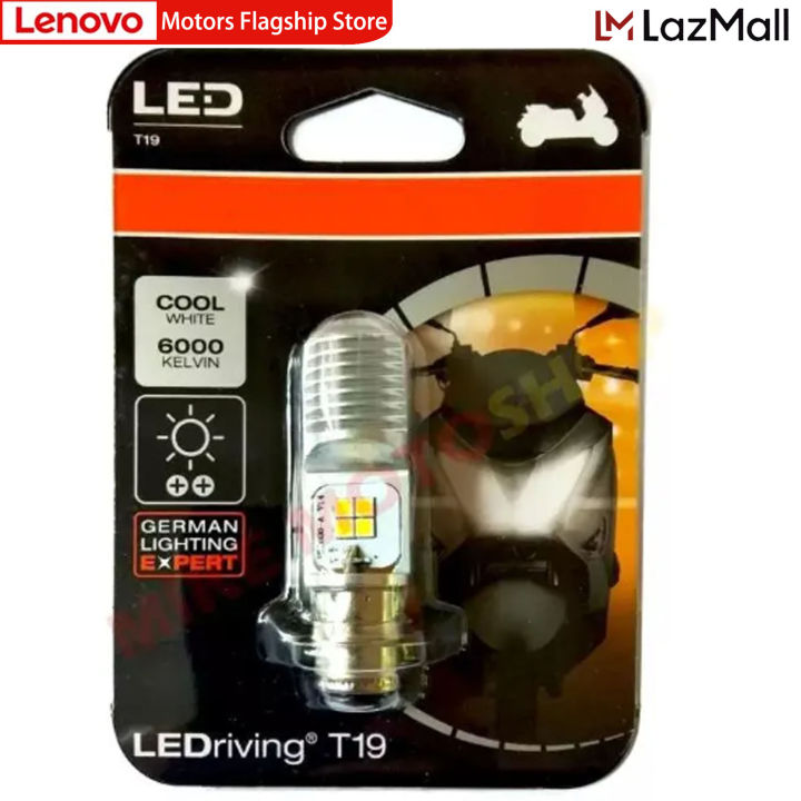 LENOVO OSRAM T19 PX15D MOTORCYCLE HS1 H4 LED HEADLIGHT BULB HI / LO ...