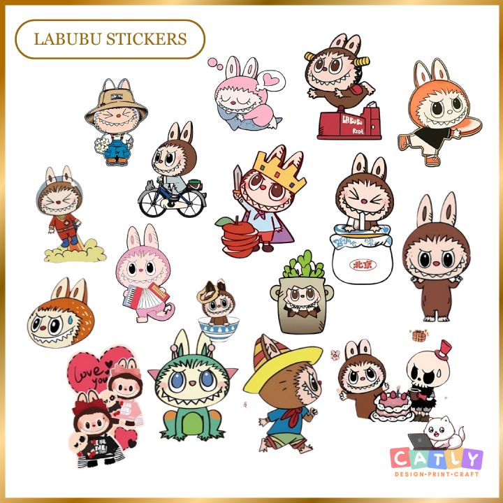 LABUBU STICKERS | LABUBU COLLECTIONS | CUTE CARTOON LABUBU | Lazada PH