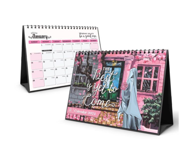 Desk Calendar 2024 Table Calendar Kalendar 2024 | Lazada