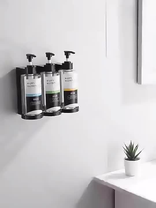 Ho 300ml Wall Mount shampoo conditioner and shower shampoo bottle ...