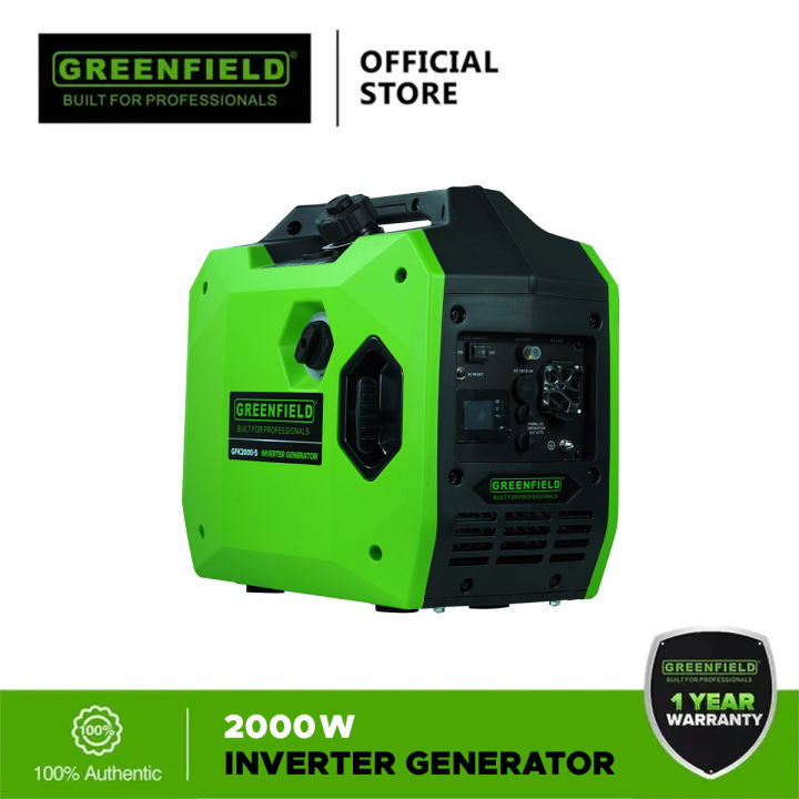 Greenfield Inverter Generator Gasoline 2000W 60Hz SMART RPM | Lazada PH