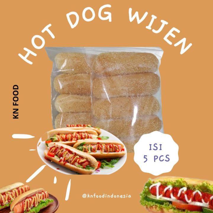 Roti HotDog Wijen-Roti Hotdog Topping Wijen | Lazada Indonesia