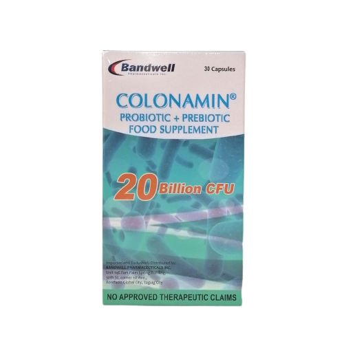 COLONAMIN (PREBIOTIC + PROBIOTIC) 20 BILLION CFU FOOD SUPPLEMENT ...