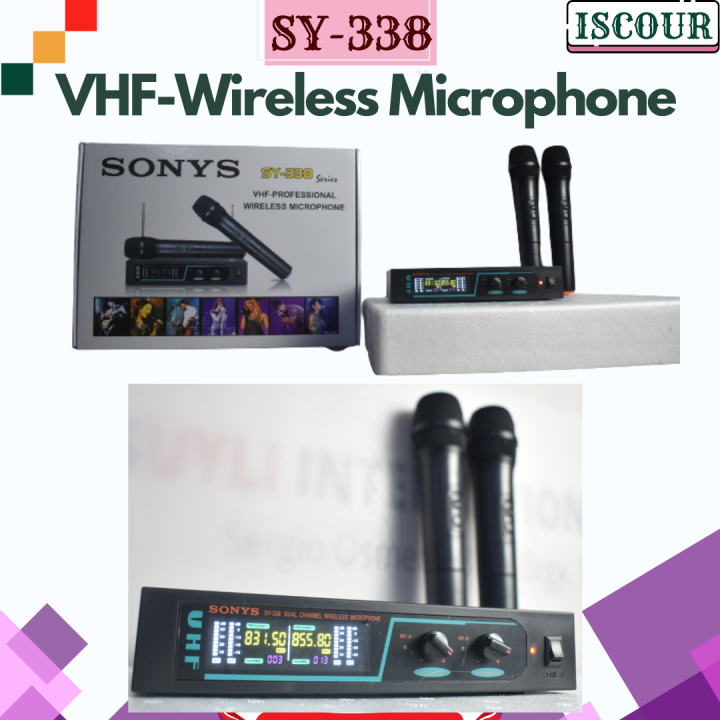 SY-338 VHF -Professional Wireless Microphone | Lazada PH