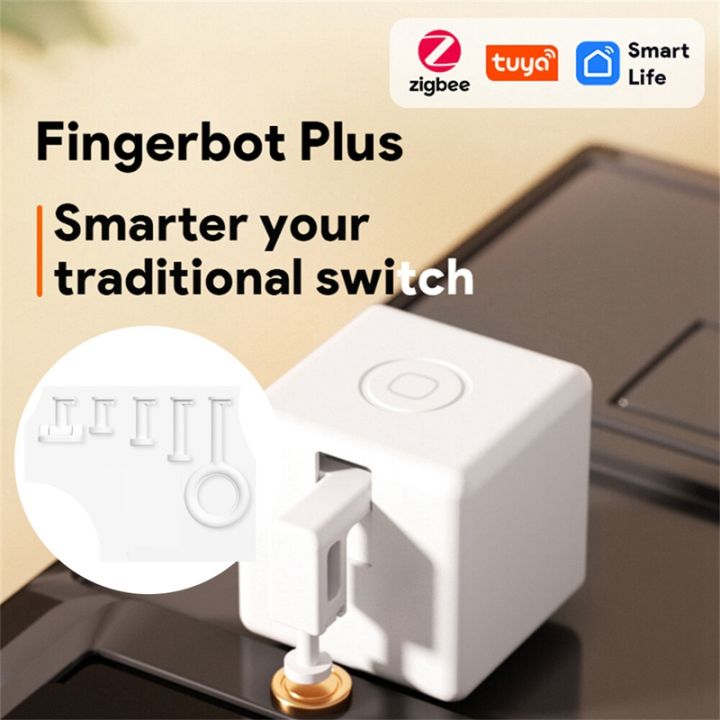 TUYA Smart Fingerbot Plus+Toolkit Zigbee Switch Bot Knop Pusher Voice Control with App | Lazada