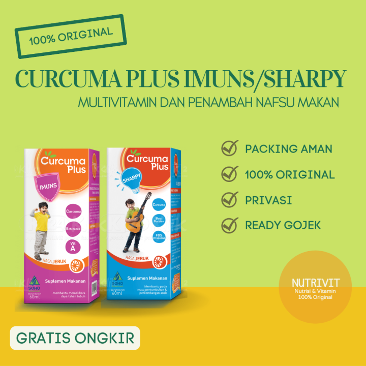 Curcuma Plus Sharpy Suplemen Tumbuh Kembang Anak | Lazada Indonesia