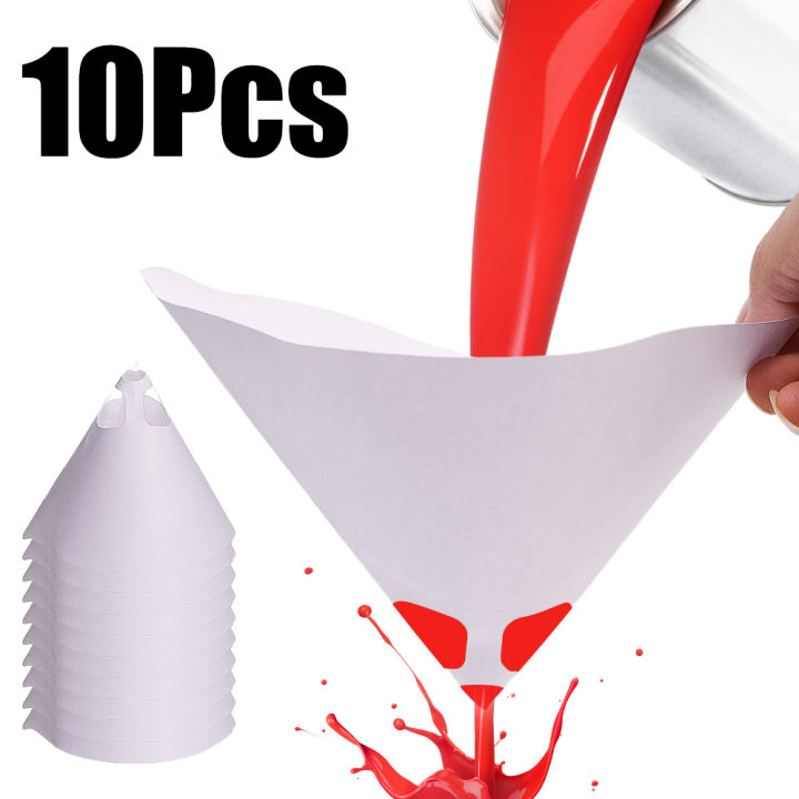Car Paint Spray Mesh Paper Filter Purifying Straining Funnel Disposable ...