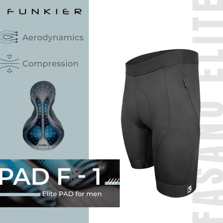 กางเกงปั่นจักรยาน Funkier Fasano S-2852-F1 Elite รุ่นใหม่ล่าสุด 2022 ...