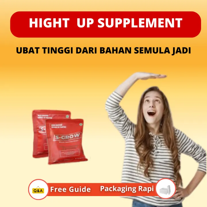 S GROW UBAT TINGGI PENINGGI BADAN CALSIUM TERBAIK 100% ORIGINAL ...