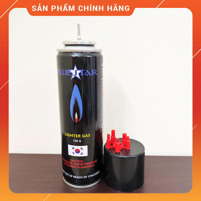 Chai Nạp Blue Star Loại Nhỏ 180ML/150Gr Bơm Gas Hộp Quẹt Bật Lửa Chuyên ...