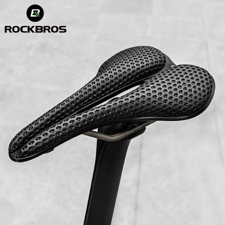 ROCKBROS Bicycle Cushion 3D Printed Hollow Shockproof Bike Saddle ...