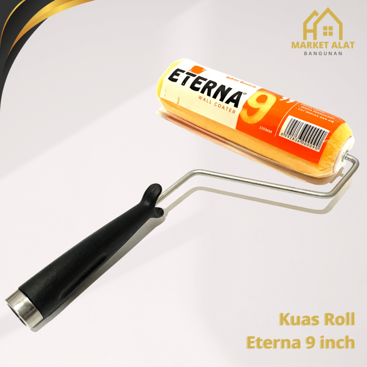 Kuas Roll Cat Eterna 9” / Rol Cat Tembok 9 Inci | Lazada Indonesia