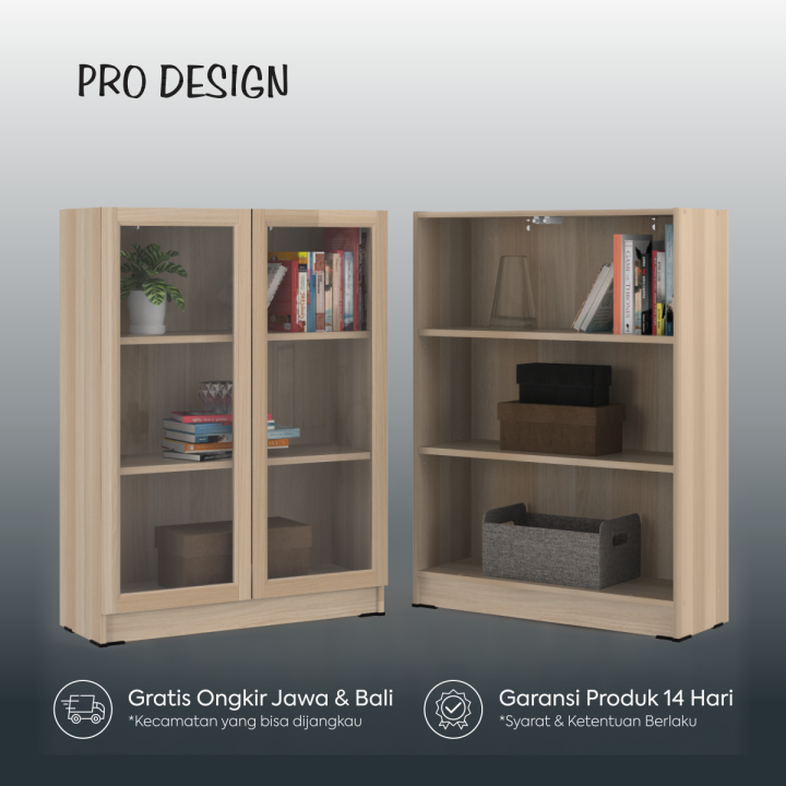 Pro Design Aquila S 80 FGD Neo Rak Buku / Rak Serbaguna / Rak Display ...