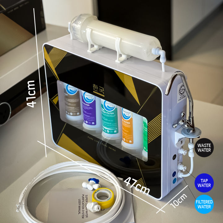 KOREAN SAEMMUL 6 STAGE ALKALINE WATER FILTER SYSTEM | Lazada
