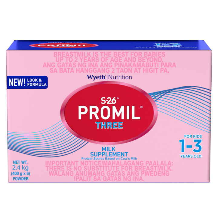 S-26® Promil® Three milk supplement for kids 1-3 years old, bag in box ...