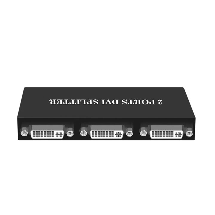 DVI Splitter 1X2 Switch Switcher Extender Adapter 1 DVI-D Input and 2 ...