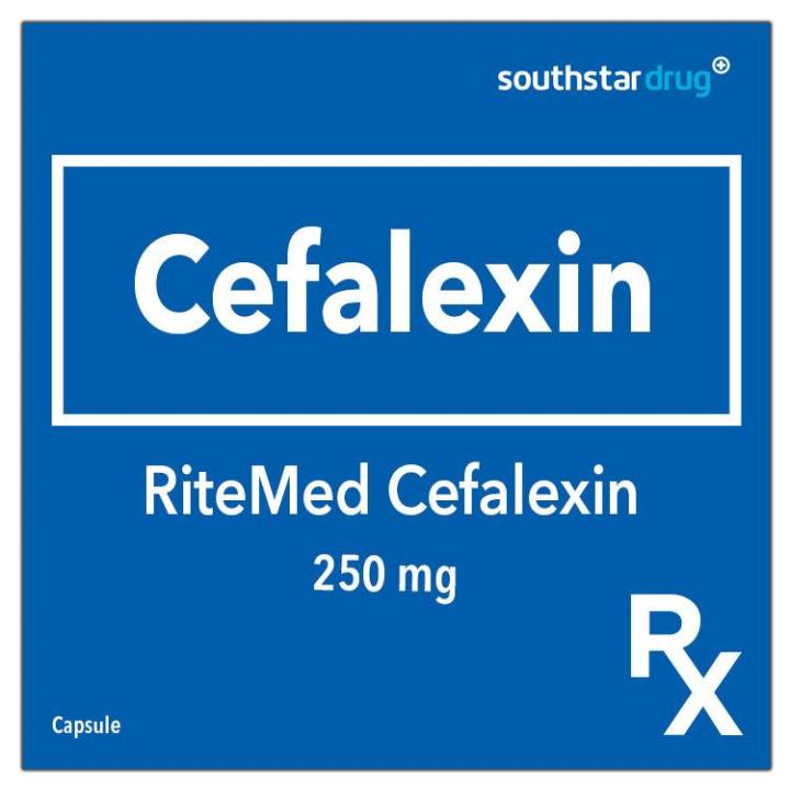 Rx: RiteMed Cefalexin 250mg Capsule | Lazada PH