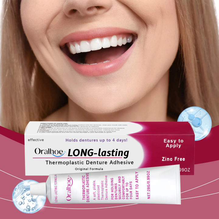 Oralhoe denture fixing adhesive upgraded version fixed dentures improve ...