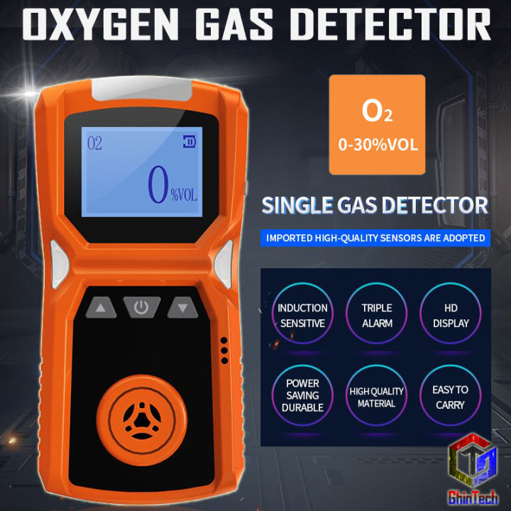 Adks 1 Portable Oxygen Gas Detector O2 Meter Analyzer Deteksi Oksigen In The Air Oxygen