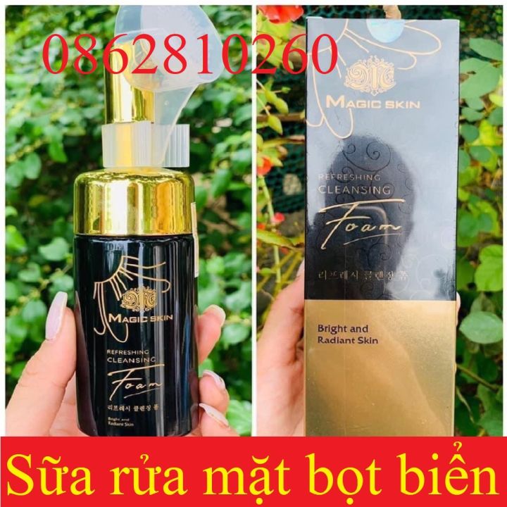 Sữa Rửa Mặt Bọt Biển Magic Skin Refreshing Cleansing Foam [CHÍNH HÃNG ...
