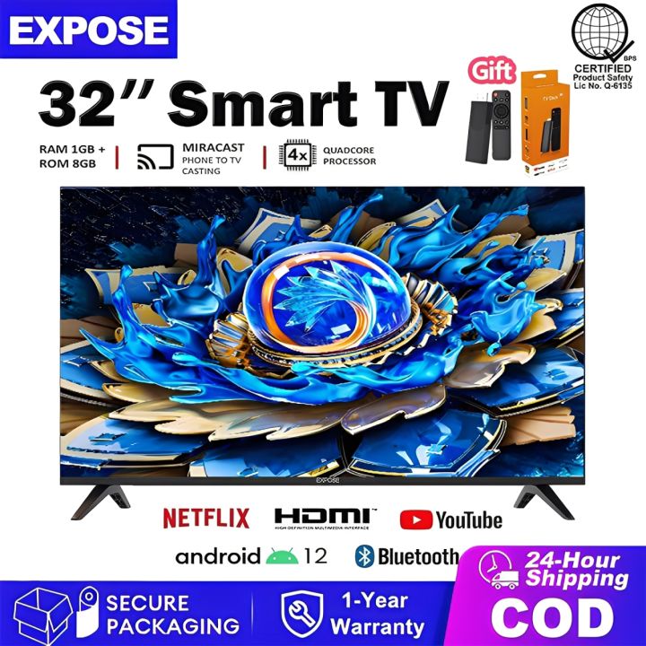EXPOSE LED TV 32 Inch Flat Screen TV Analog TV 24 Inch LED Digital ...