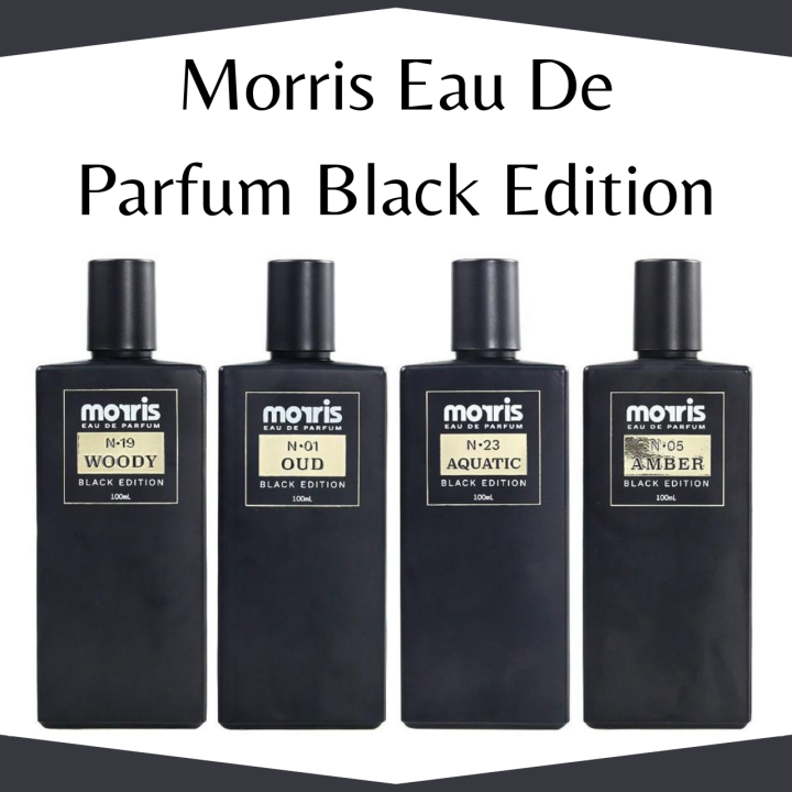 Morris Eau De Parfum Black Edition 100ml/Parfum Pria | Lazada Indonesia