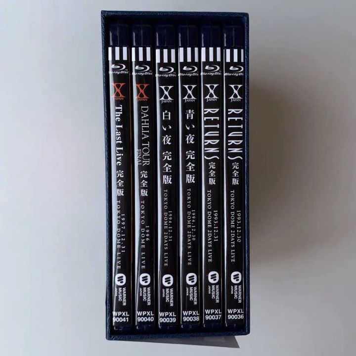 HD 1080P Blu-ray X JAPAN Blu-Ray Box6-piece Collector's Edition Concert ...