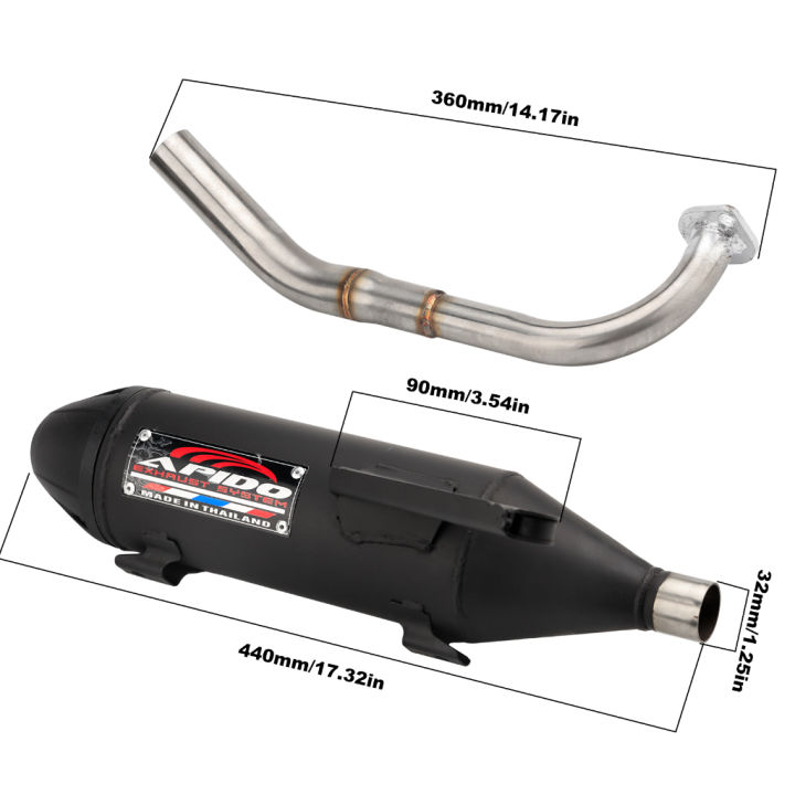 Apido Pipe V3 for Mio i 125 /M3/Mio Soul i 125/GT/GRAVIS | Lazada PH