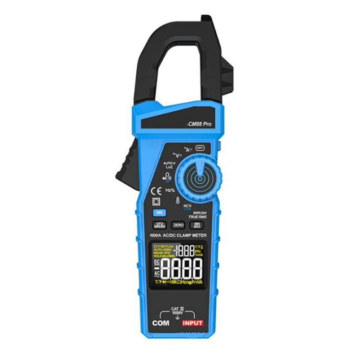 1000A True RMS Digital Clamp Meter Clamp Type Multimeter Automatic ...