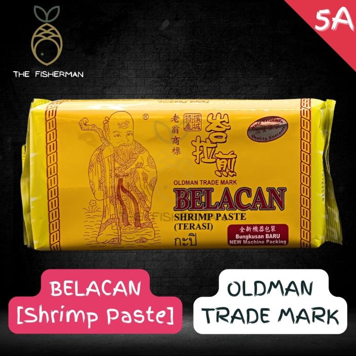 Belacan Chap Orang Tua (500G) 老翁商标/老人峇拉煎 Oldman Trademark Shrimp Paste ...