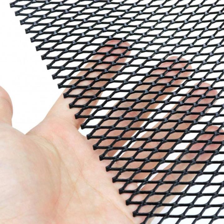 【Support-Cod】 Mesh Sheet Grille 6x12mm Aluminum Alloy Car Grid ...