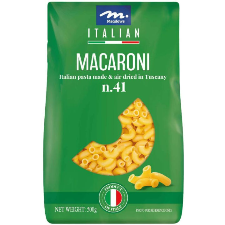 Meadows Italian Macaroni Pasta n.41 500g | Lazada PH