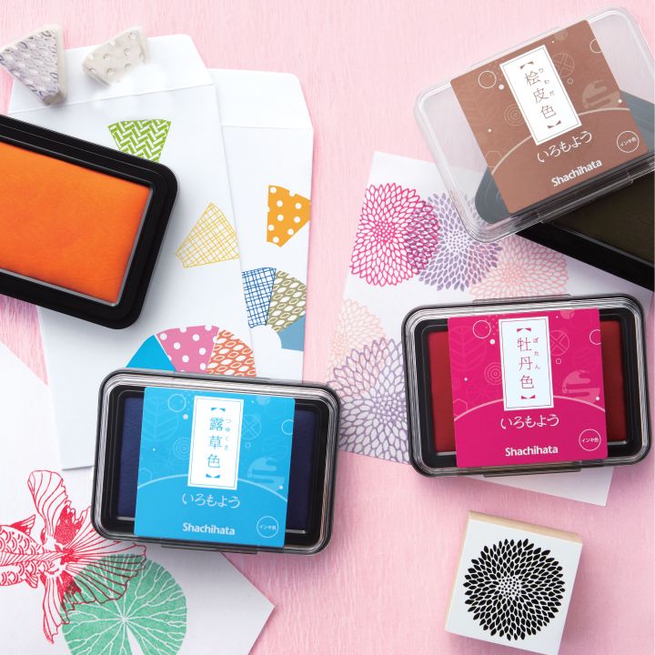 SHACHIHATA IROMOYOU Japanese-style craft ink pad | stamp pad | Lazada PH
