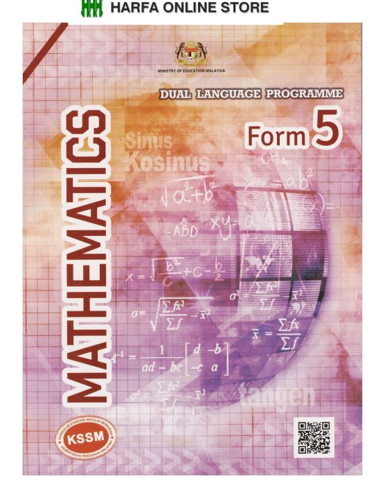 Buku Teks Mathematics (DLP) Form 5 ( TB FORM 5 ) | Lazada