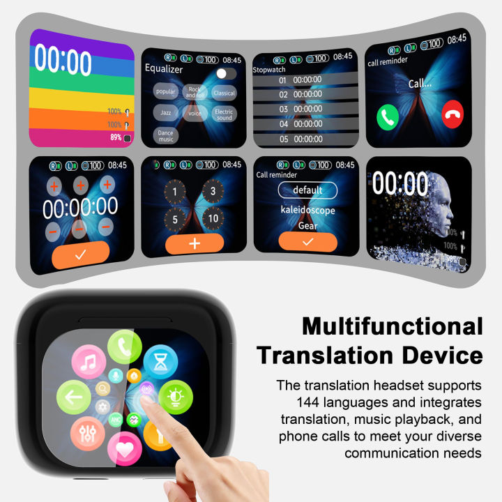 Multifunctional Translation Device Smart Language Translation Earbuds ...