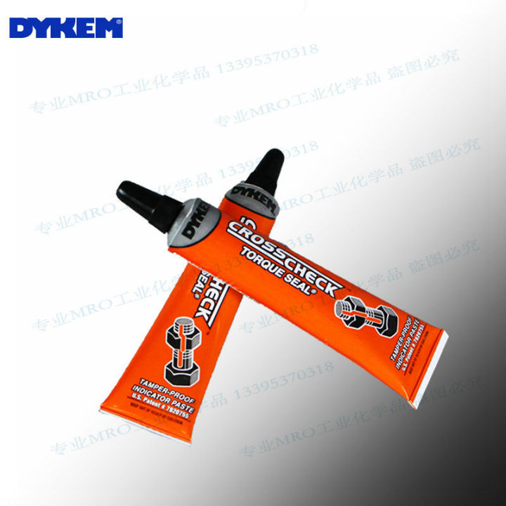 DYKEM CROSS CHECK83314 orange bolt calibration marking paste ...