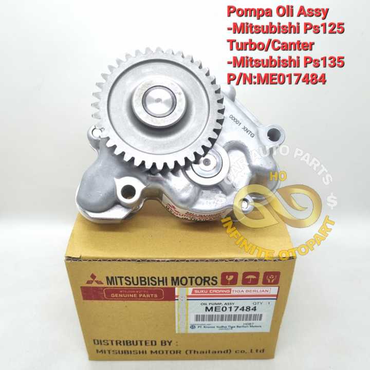 OIL PUMP ASSY POMPA OLI MITSUBISHI CANTER PS125 TURBO PS110 PS135 GOOD ...