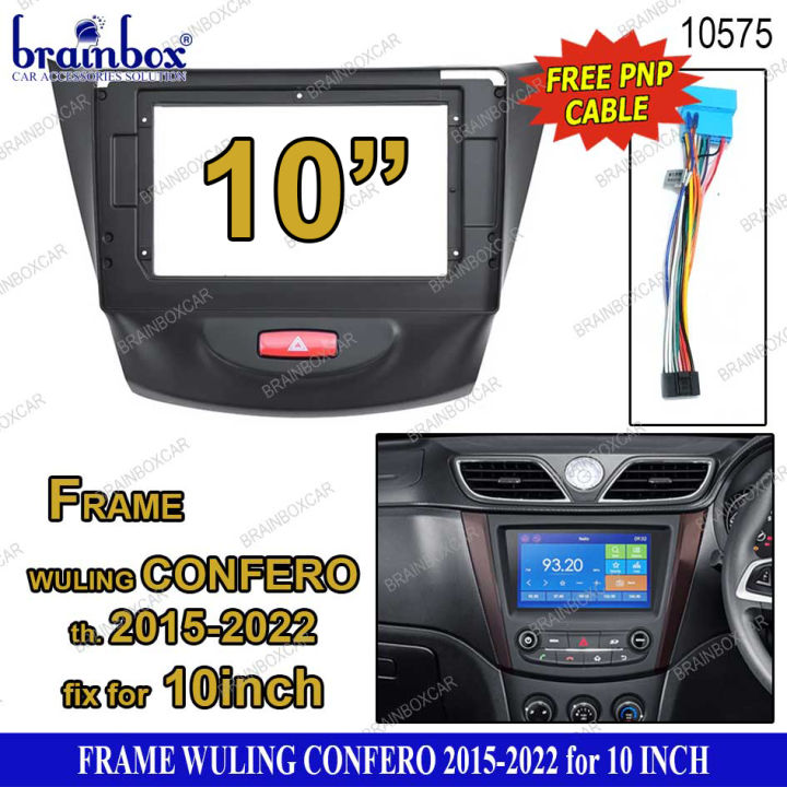 Frame Head Unit Wuling Confero 10 Inch Tahun 2015-2022 Bingkai Panel TV ...