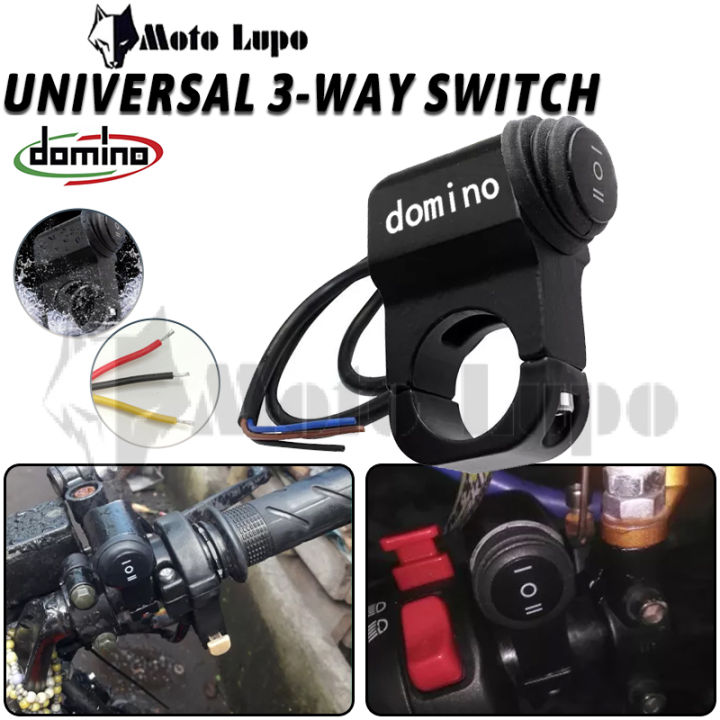 Moto Lupo Domino Switch 3 Way Switch On Off On Switch With Clamp ...