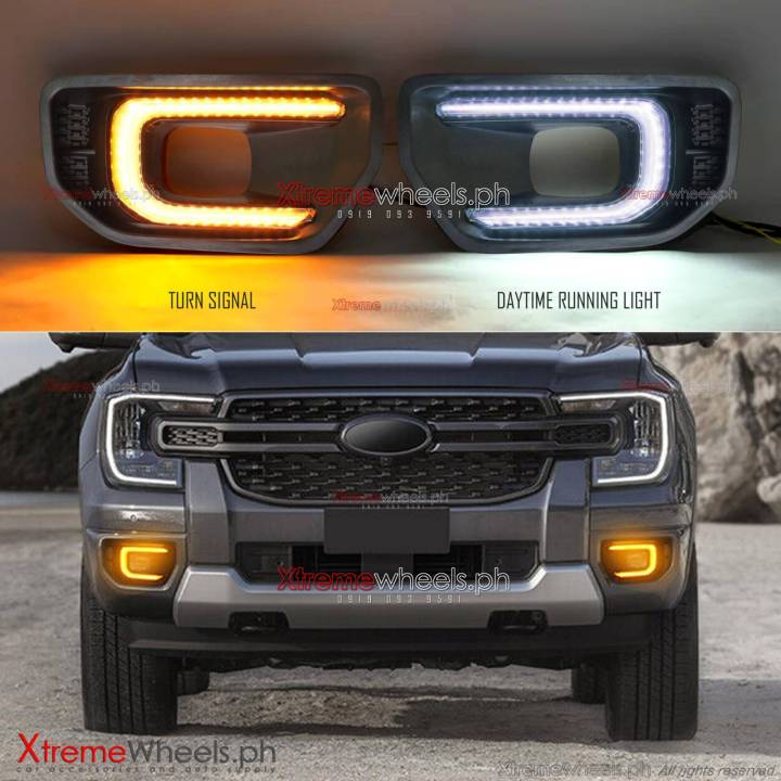 Ford Ranger XL XLS XLT Sport 2023-2025 DRL with Signal Light Foglamp ...