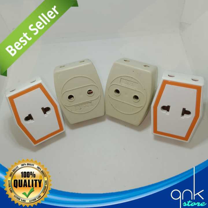 Steker T Multi Colokan Listrik cabang 3 T Multi Sambungan Cabang 3 SNI ...