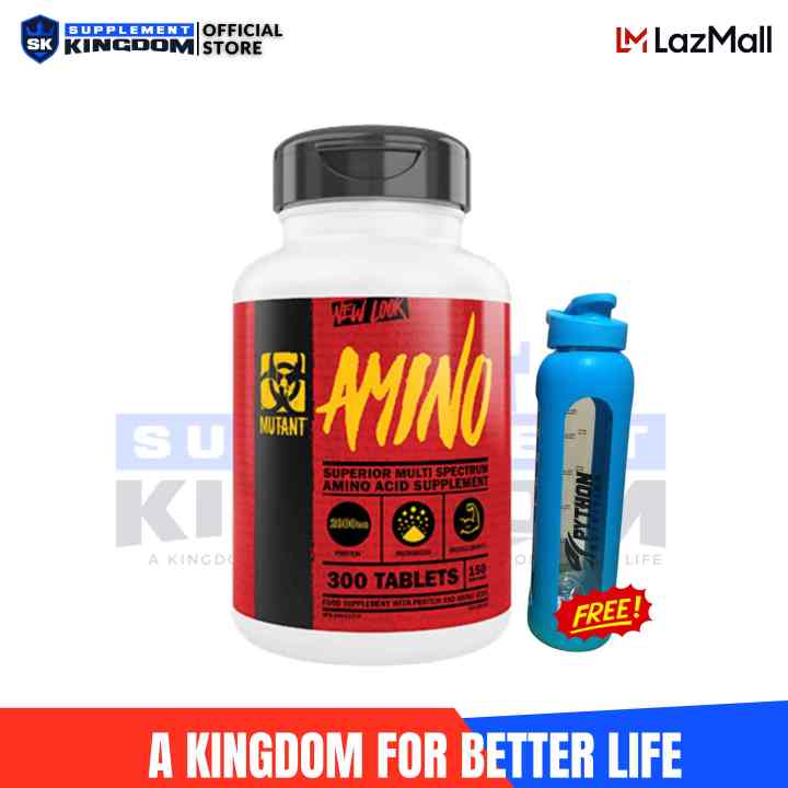 MUTANT Amino 300 Tablets (FREE Python Glass Shaker) | Lazada PH
