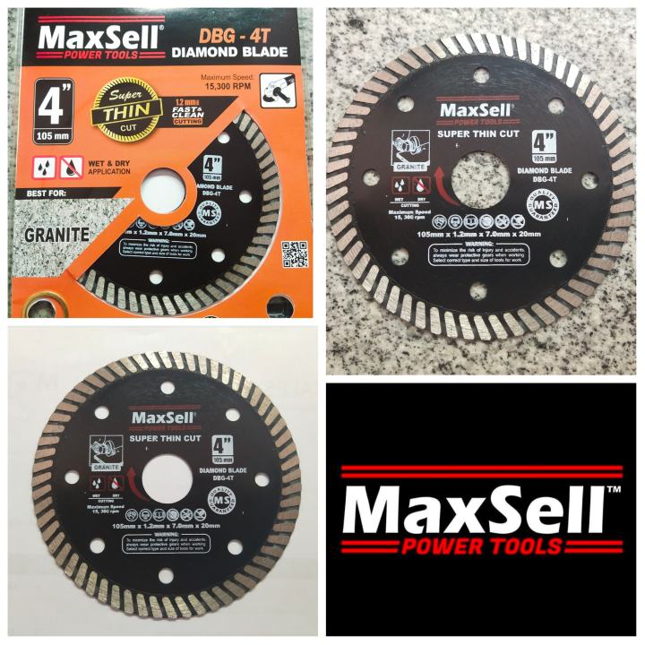 Maxsell Diamond Cutting Disc 4" | Lazada PH